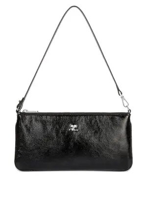 COURREGES Pochette Zippered "ac Naplack - Black