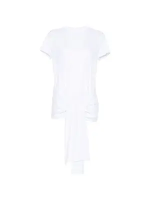 TOTEME Tie Waist" Long Sleeve Top - White