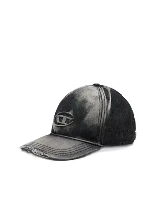 DIESEL® Diesel Cotton Baseball Cap Black