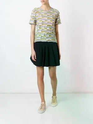 Junya Watanabe Comme Des Garçons Striped Panel T-shirt