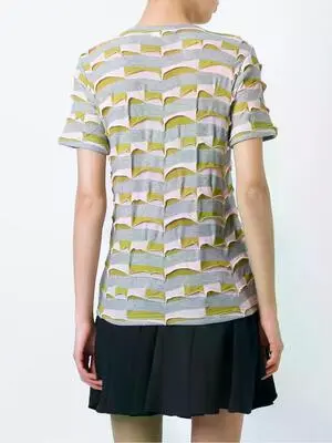 Junya Watanabe Comme Des Garçons Striped Panel T-shirt