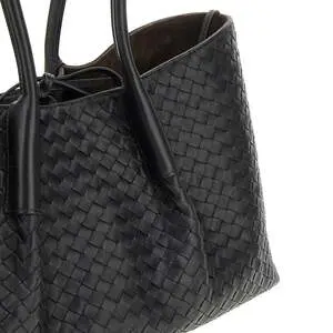 Bottega Veneta Reversible Leather Tote Bag - Black