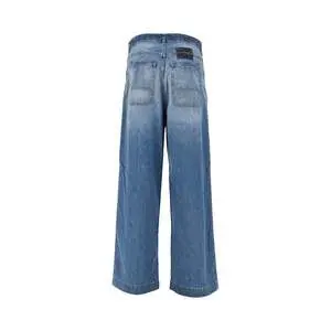MAISON MARGIELA Washed Denim Wide Leg Jeans