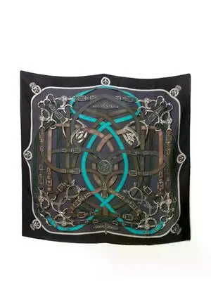 Hermès 1981 Cavalcadour Silk Scarf