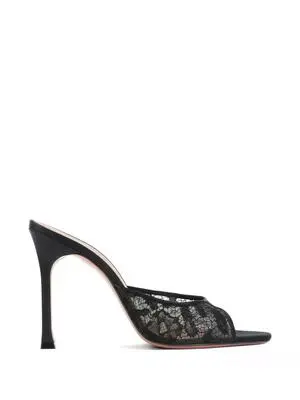 Amina Muaddi Alexa Lace 95 Pumps