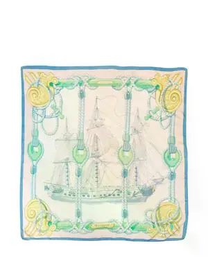 Hermès 1968 Tribord Silk Scarf