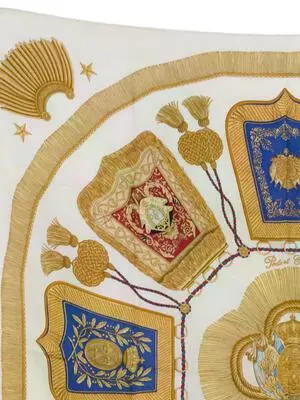 Hermès 1989 Poste Et Cavalerie Silk Scarf