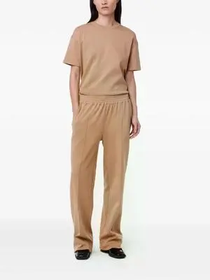 Another Tomorrow Seamed T-shirt - Neutrals
