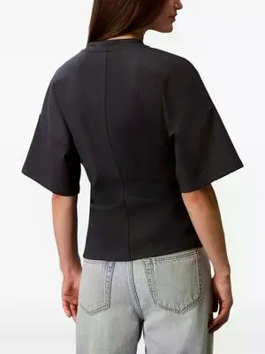 Calvin Klein Boxy T-shirt With Ruched Waist