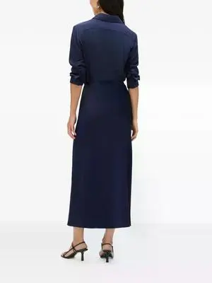 Another Tomorrow Bias-cut Midi Skirt