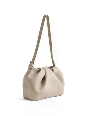 THEMOIRE Athena Ruched Tote Bag
