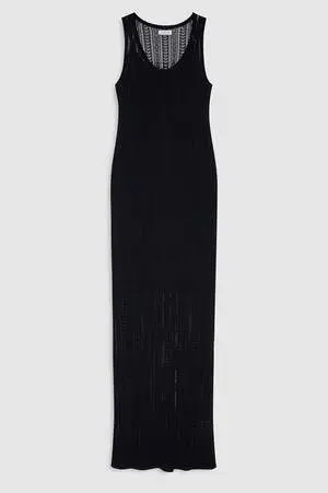 ANINE BING Arie Open-knit Maxi Dress