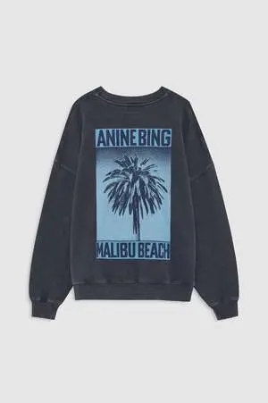 ANINE BING Oversized Palm Sweatshirt