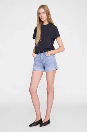 ANINE BING Shelley Tee Black