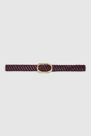 ANINE BING Braided Link Belt - Fig