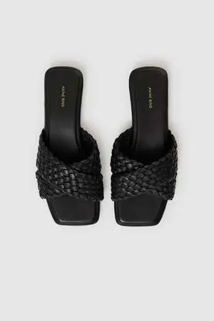 ANINE BING Ria Slides Braided