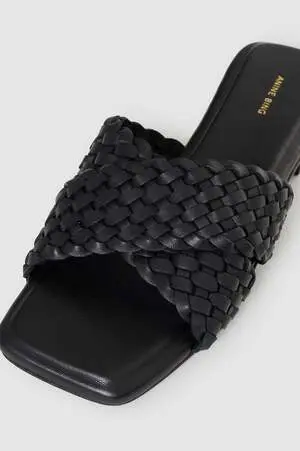 ANINE BING Ria Slides Braided