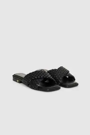 ANINE BING Ria Slides Braided