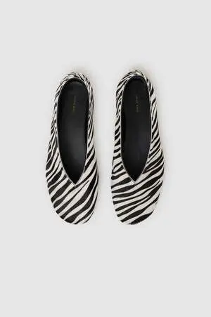ANINE BING Ana Calf Hair Flats
