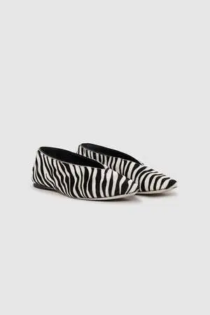 ANINE BING Ana Calf Hair Flats