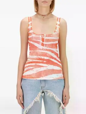 Blumarine Printed Tank Top