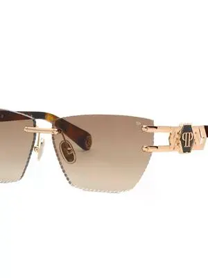 Philipp Plein Rimless Sunglasses