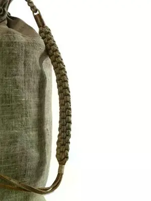 ZIGGY CHEN Drawstring Braided-strap Backpack