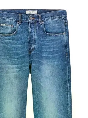 FORET Washed Straight-leg Jeans - Blue