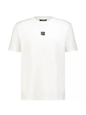 Balmain Pb Logo T-shirt - Neutrals
