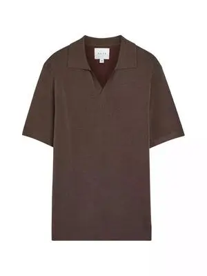 RAITH Fine-knit Polo Shirt