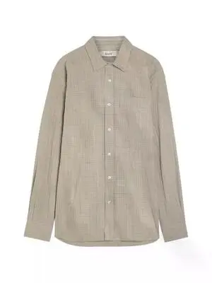 FORET Scout Check-pattern Shirt - Neutrals