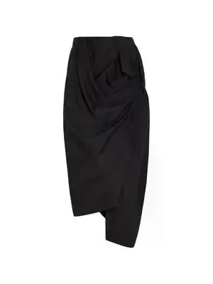 Issey Miyake Draped Asymmetric Trousers