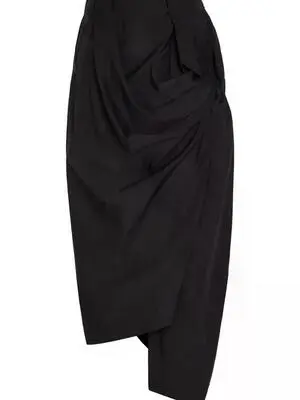 Issey Miyake Draped Asymmetric Trousers
