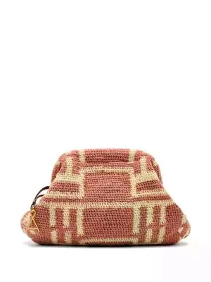 AMONG Bilum Geometric Crochet Clutch Bag