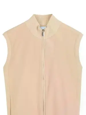 RAITH Ribbed-knit Panelled Gilet