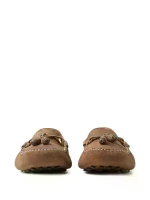 Versace Robin Suede Driver Shoes