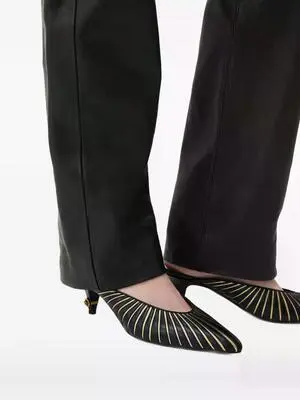 Versace Nappa Mules 55 Mm