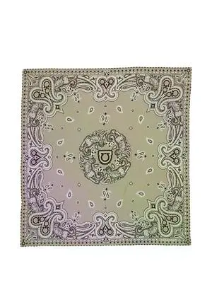 FERRAGAMO Gancini Paisley-print Scarf