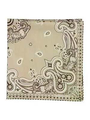 FERRAGAMO Gancini Paisley-print Scarf