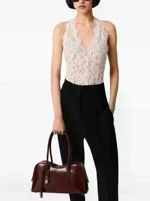 Stella McCartney Lace-embroidered Halterneck Top