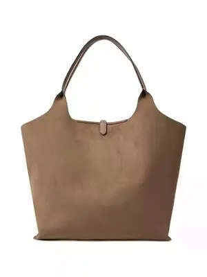 Stella McCartney Logo Perforated Tote Bag - Brown
