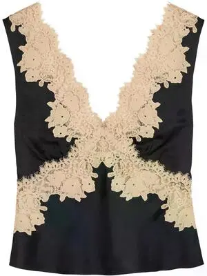 Rixo Emmie Lace-trim Sleeveless Top