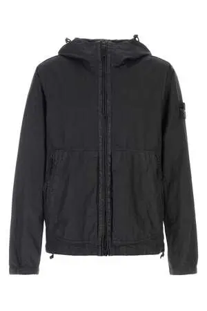 Stone Island Nylon Jacket - Black