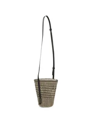 Loewe Braided Raffia Bucket Bag - Multicolor