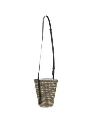 Loewe Braided Raffia Bucket Bag - Multicolor