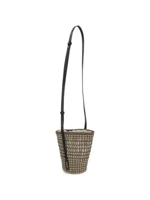 Loewe Braided Raffia Bucket Bag - Multicolor