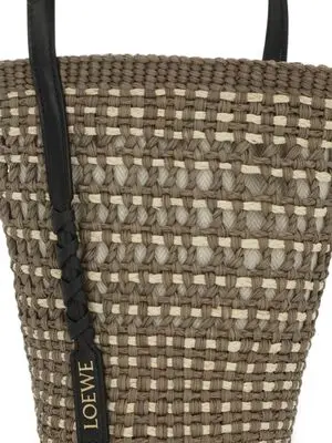 Loewe Braided Raffia Bucket Bag - Multicolor