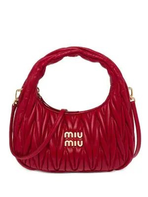 Miu Miu Wander Small Matelassé Hobo Bag - Multicolor