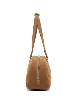 DIESEL® Suede Shoulder Bag With Embossed Logo - Multicolor
