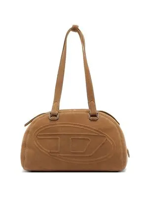 DIESEL® Suede Shoulder Bag With Embossed Logo - Multicolor